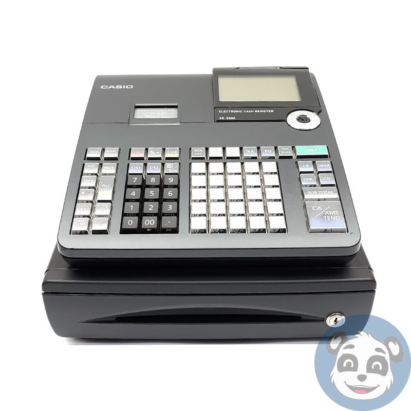 CASIO SE-S800 Cash Register, No Keys, w/ Power Cord – “B” – Komercos